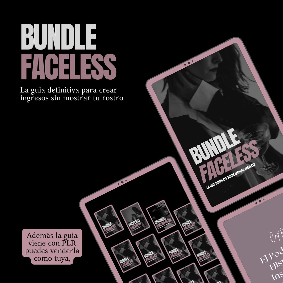 Bundle Faceless con derechos de reventa - Mariana | Hotmart