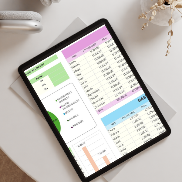 Template: ¡Controla tu presupuesto, ahorra e invierte! - Isabel Co...
