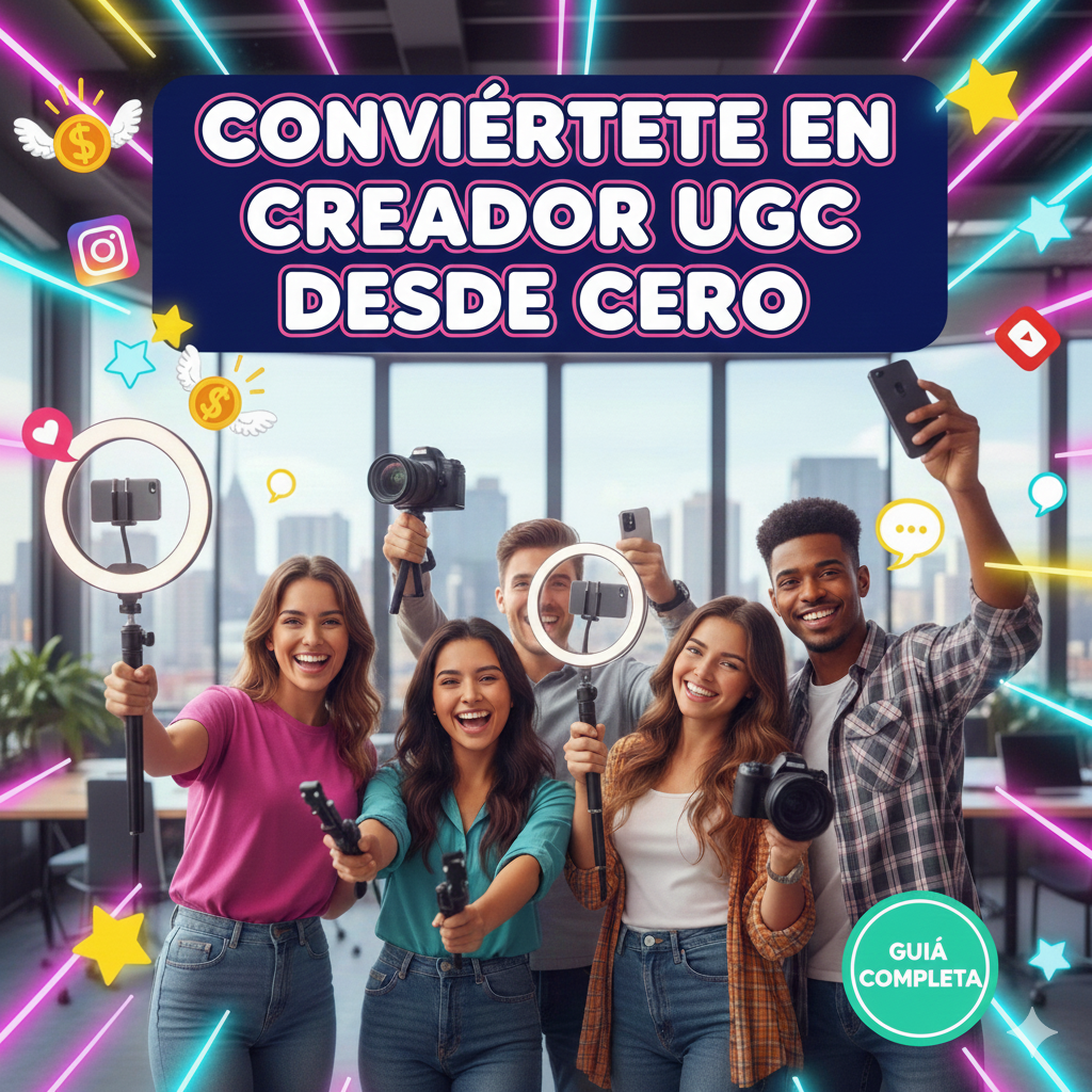 CONVIERTETE EN CREADOR DE CONTENIDO UGC DESDE CERO - Y&R | Hotmart