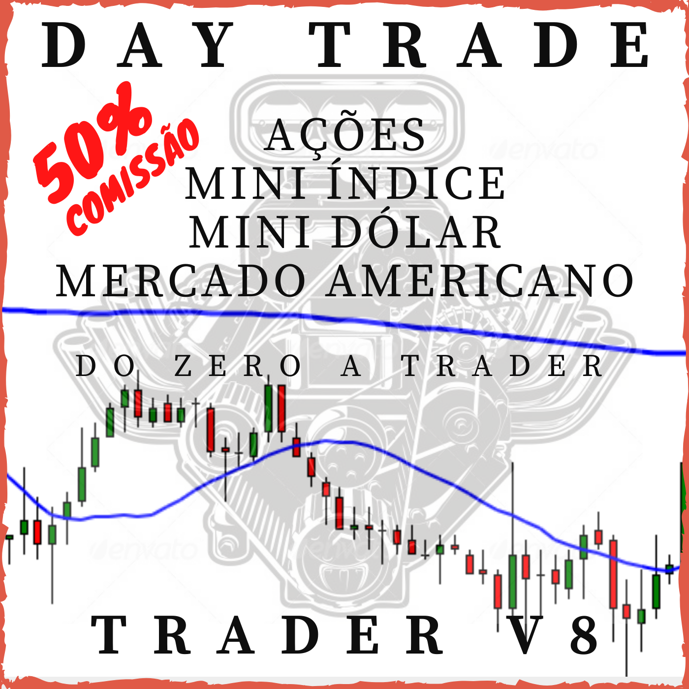 Trader V8 Day Trade - Ações, Mini Índice, Mini Dólar e Mercado Amer...