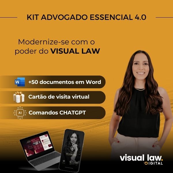 Kit Advogado Essencial em Visual Law 4.0 - Janaína Azevedo - Visual...