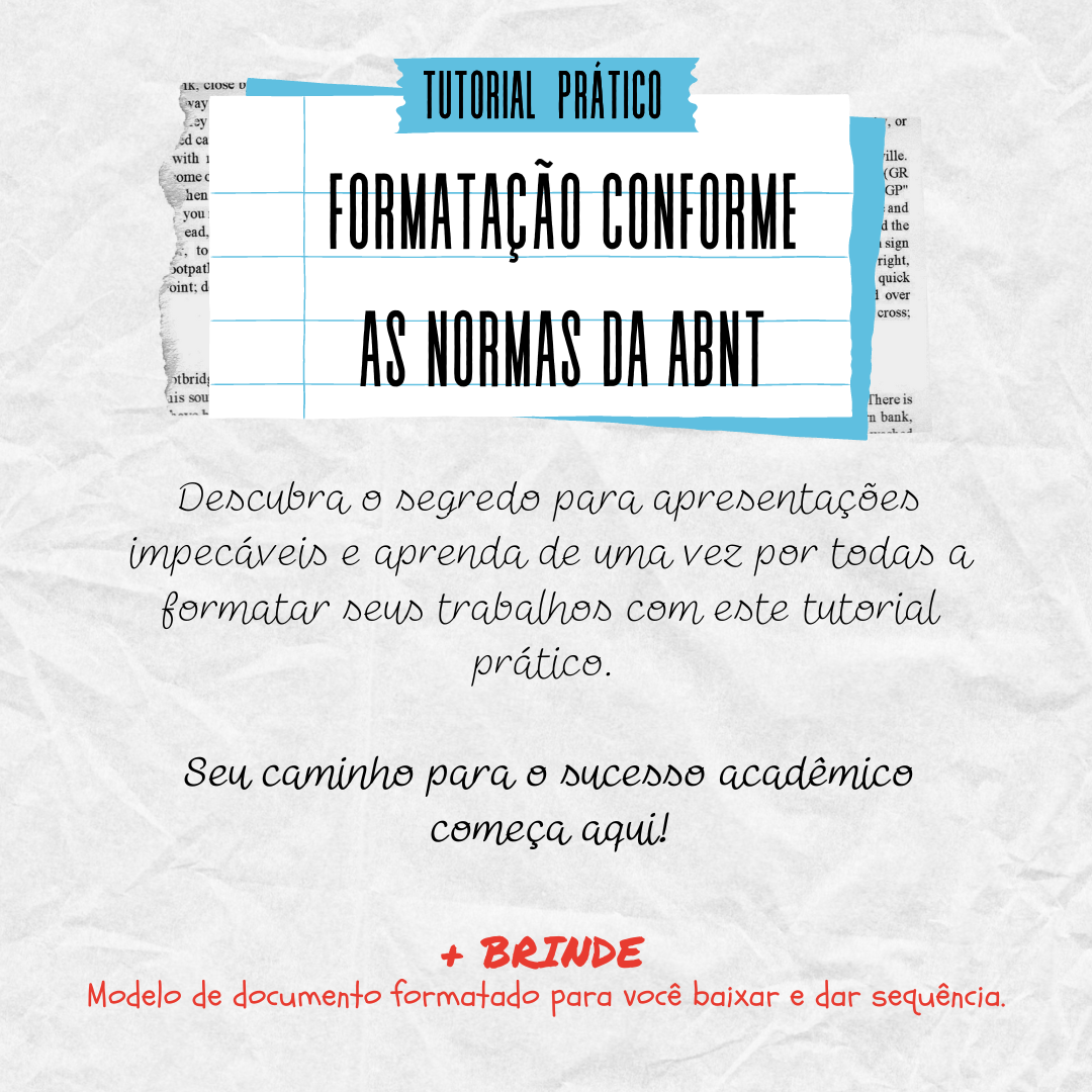 TUTORIAL PRÁTICO - Formatação conforme as normas da ABNT - E-commer...