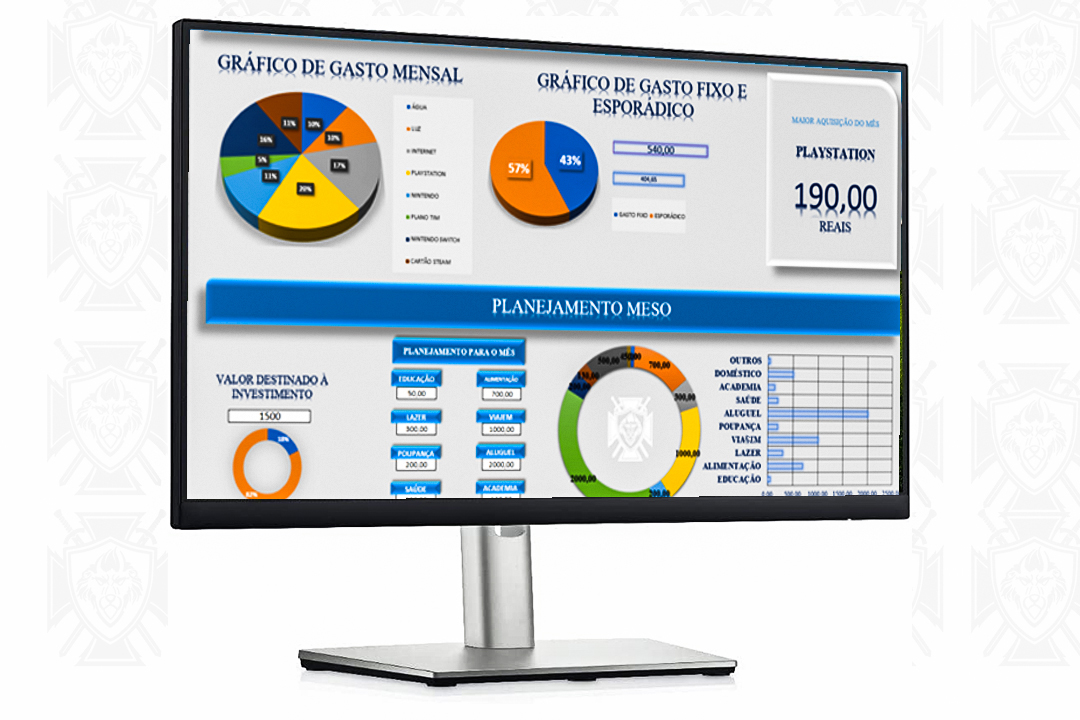 PLANNER Planilha de Gestão Pessoal e Financeira - Thiago Aislan | H...