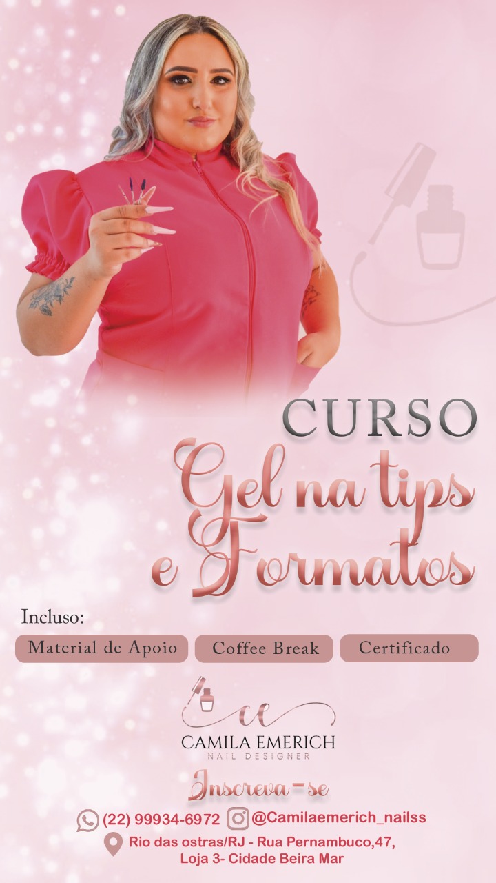Curso Gel na Tip’s - Camila Emerich Mattos de Aguiar | Hotmart