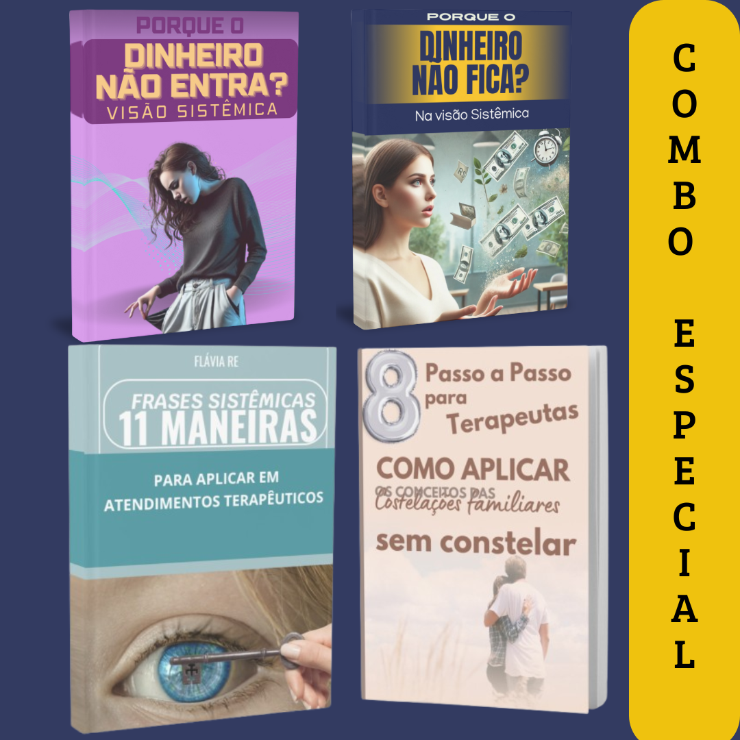 Black Friday para Terapeutas Sistêmicos: Combo Imperdível de 4 Ebooks! 🚨