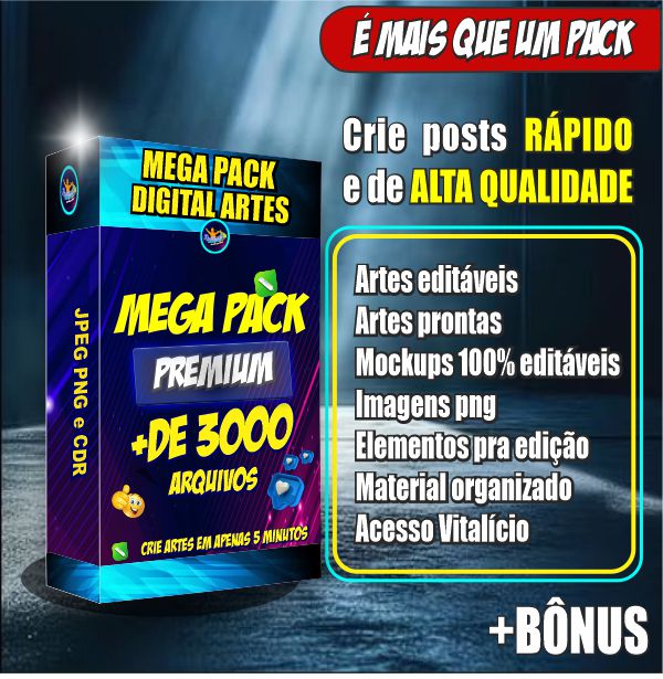 Mega Pack Premium - David Lucas Santos Alves | Hotmart