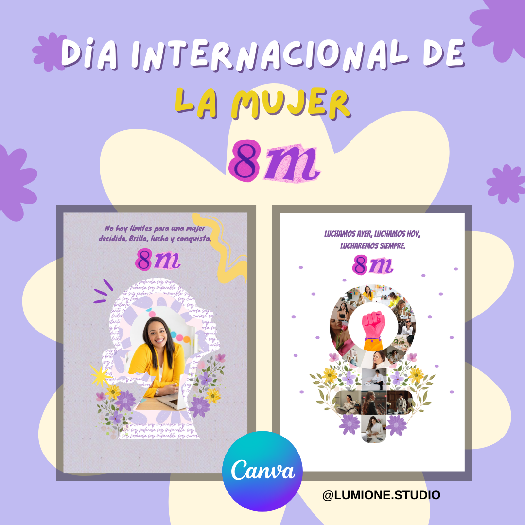 Plantillas editables Día de la mujer - jeniffer sayritupa | Hotmart