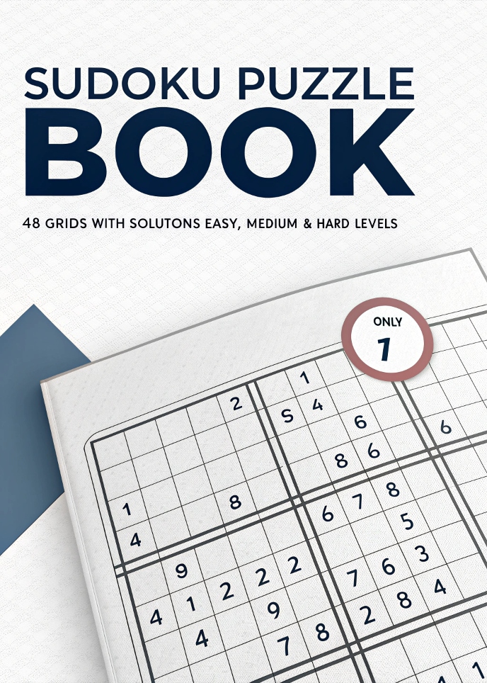 Sudoku Book PDF 48 Printable Sudoku Puzzles For Kids Adults With Sudoku Book PDF 48 Printable Sudoku Puzzles For Kids Adults With