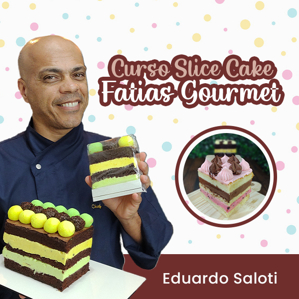 Curso Slice Cake Fatias Gourmet - EduSaloti-Cursos | Hotmart