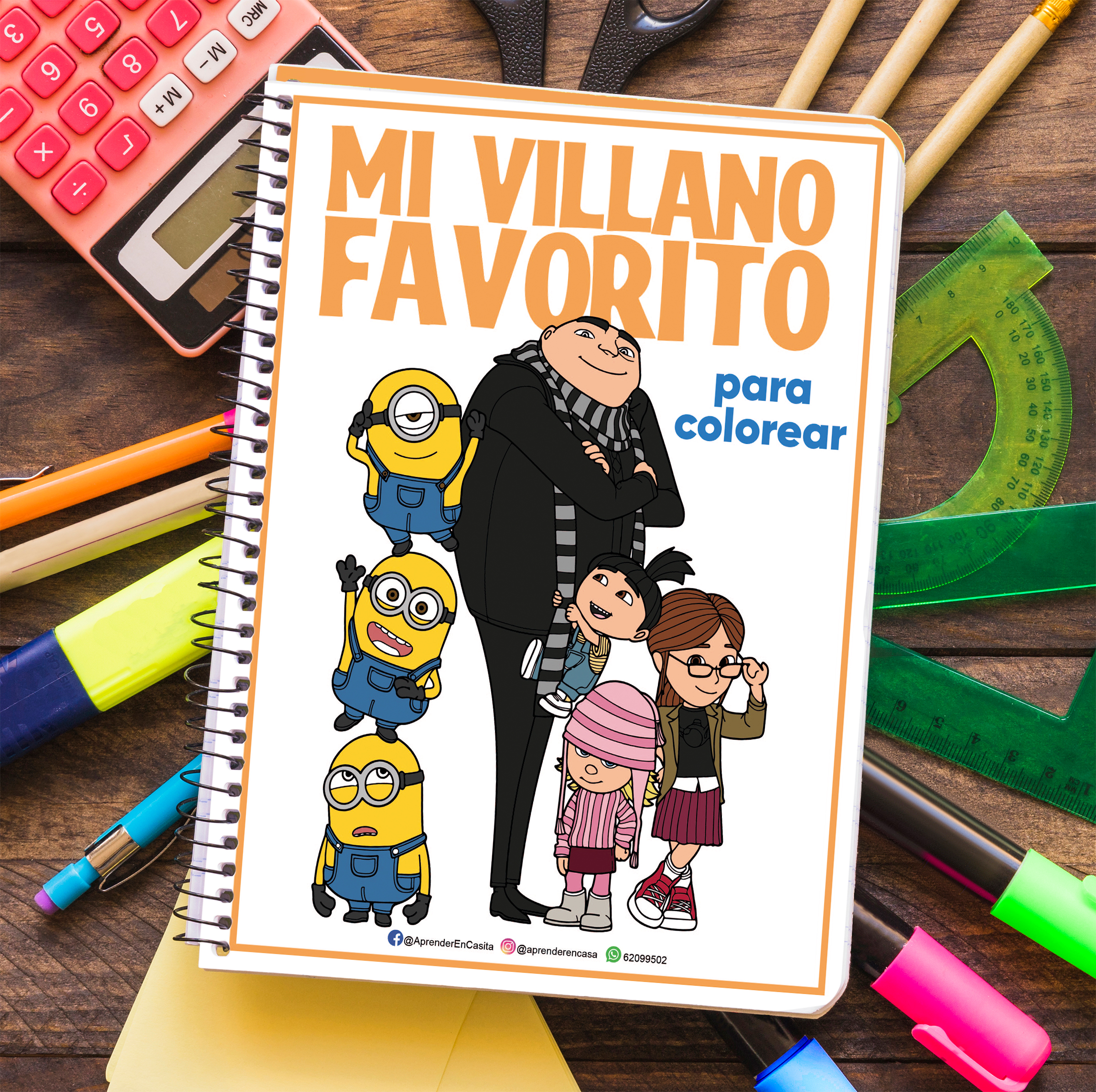 ¡Diviértete Coloreando con Mi Villano Favorito 4! (Libro para Color...