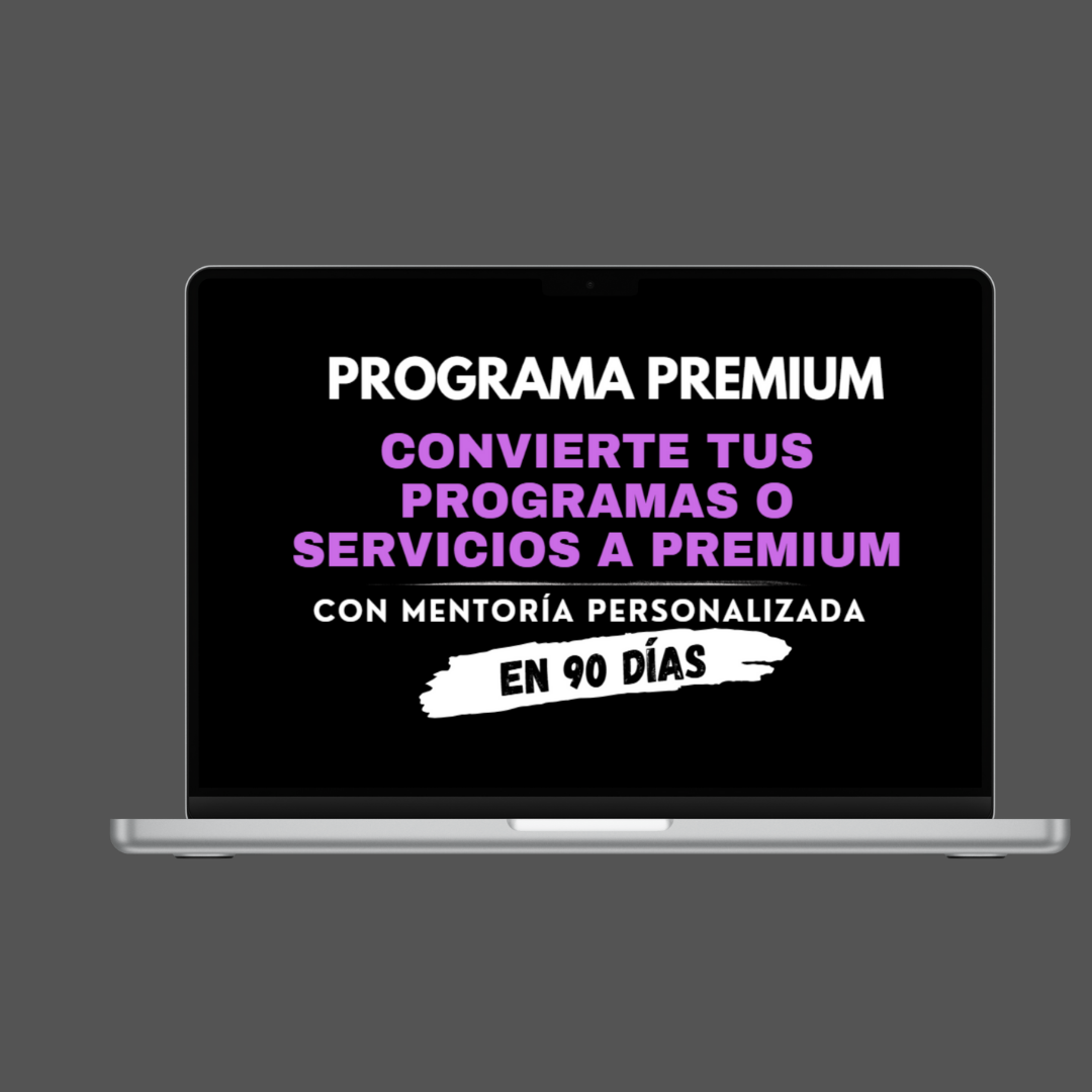 Transforma tus Programas en Ofertas Premium en Solo 90 Días
