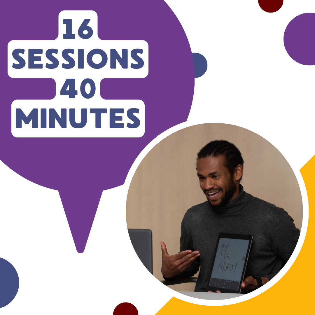 1 Month - 40 minutes session 4 times per week / 16 sessions per month