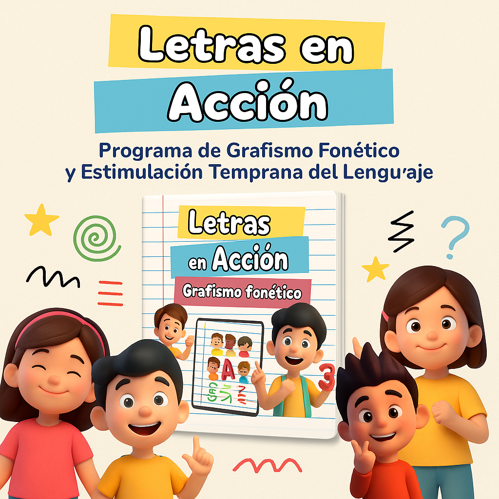 Letras en Acción® – Programa de Grafismo Fonético y Estimulación Temprana del Lenguaje