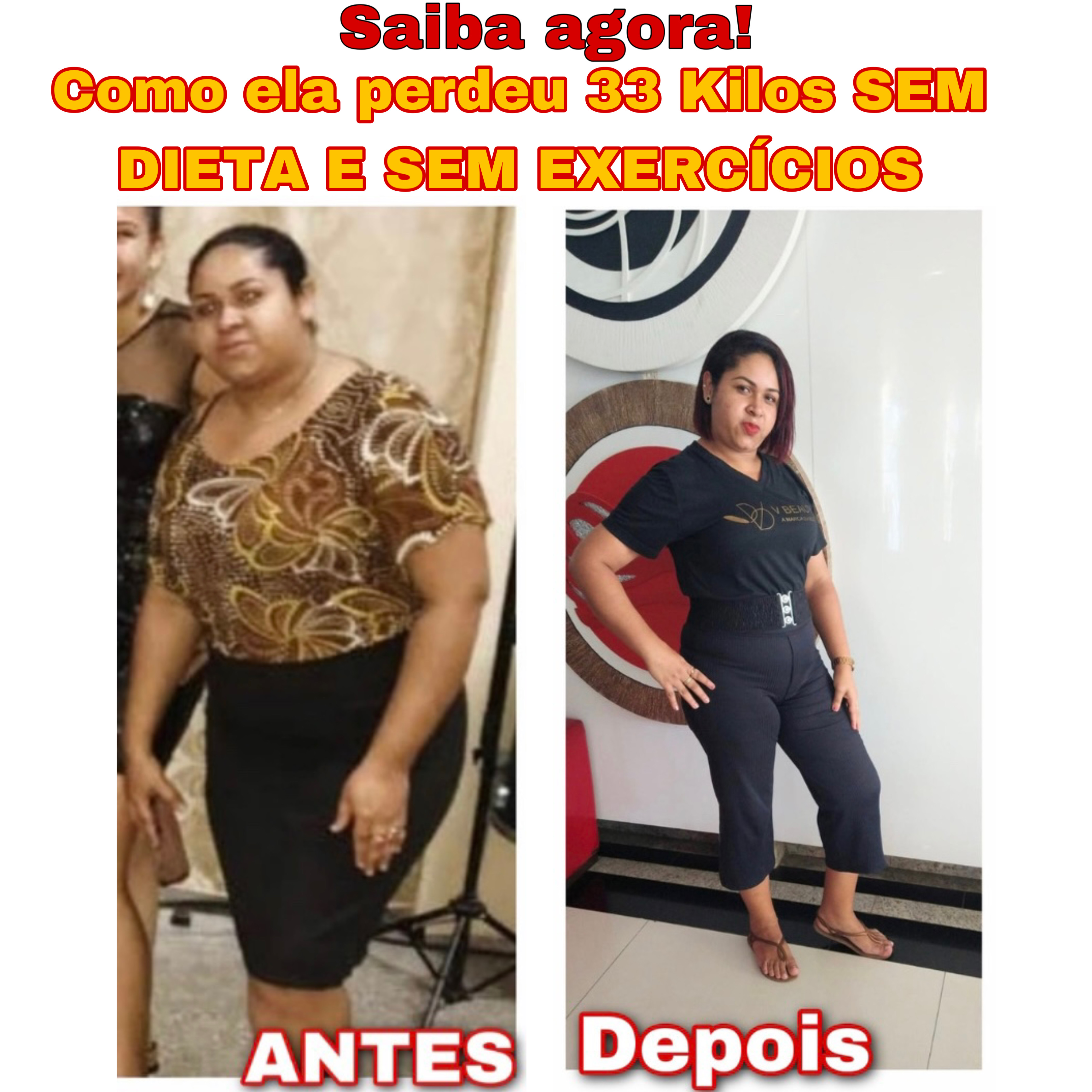 Saiba agora como ela perdeu 33 kilos sem dieta e sem exercícios - L...