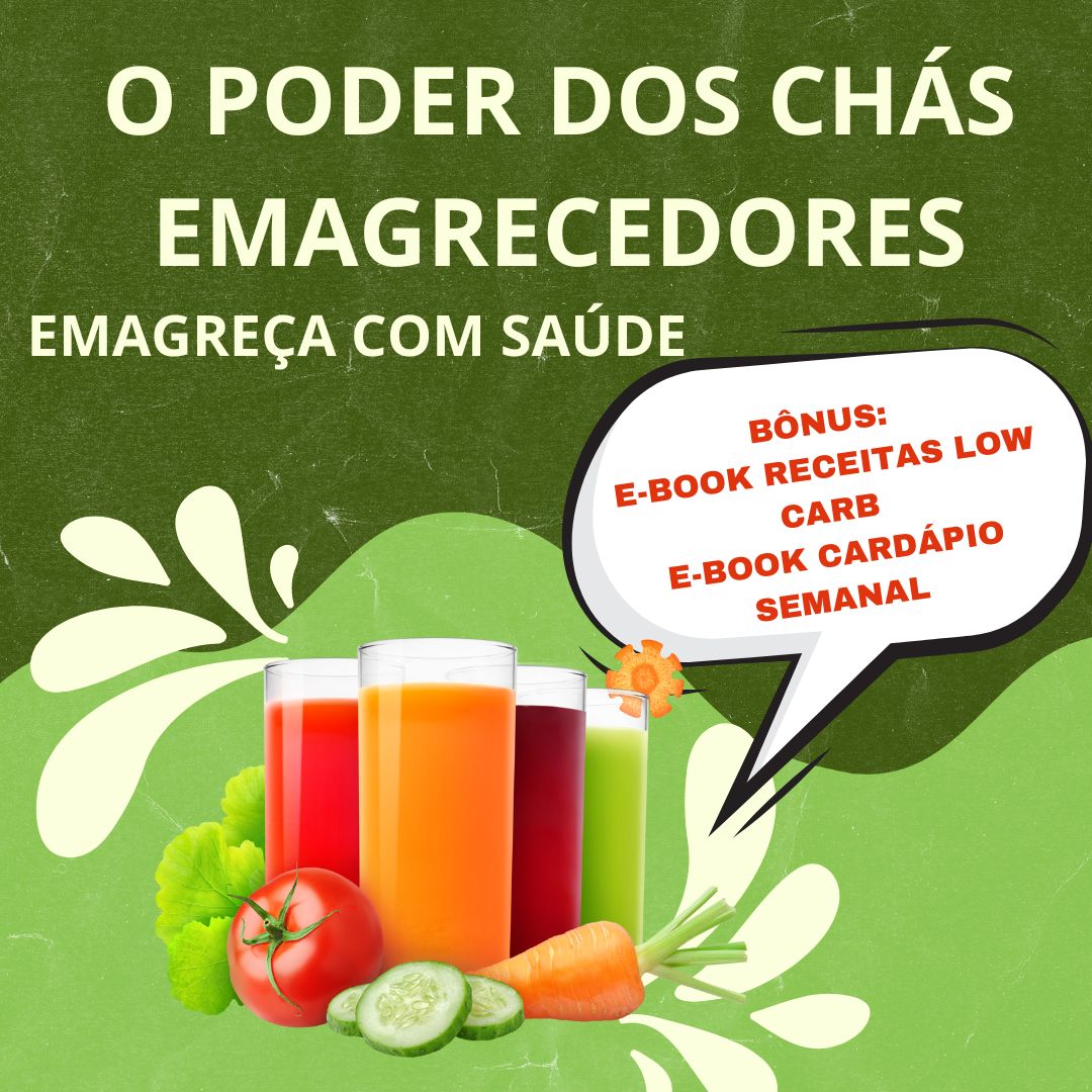 O PODER DOS CHÁS EMAGRECEDORES E DETOX COM BÔNUS: CARDÁPIO SEMANAL E ...