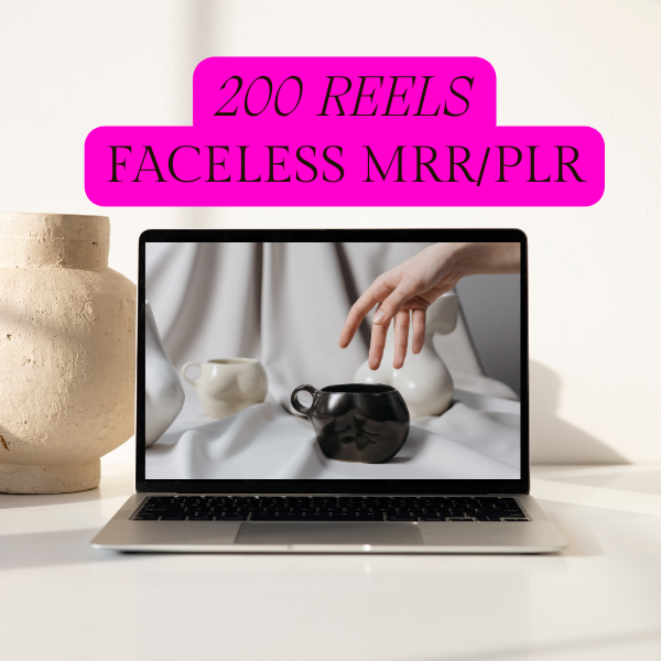 Pack 200 Reels Faceless - MRR/PLR + BONUS 50 Hooks Virales... - Ale...