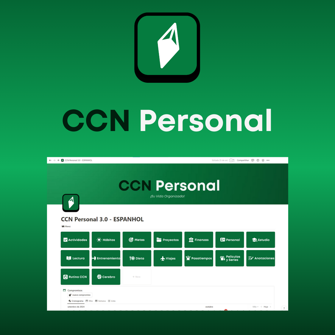 CCN Personal - CCN | Café com Notion | Hotmart