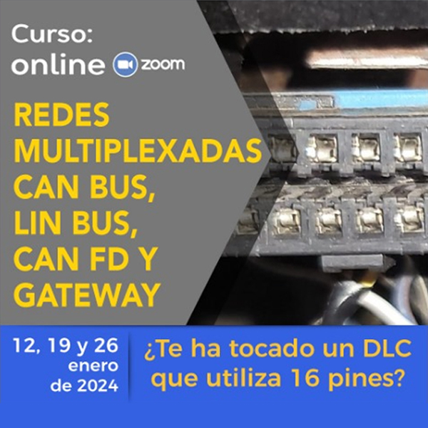 Curso de redes multiplexadas, Can Bus, Lin Bus, Can FD y Gateway
