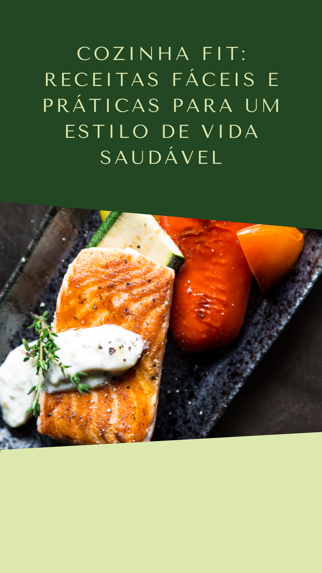 COZINHA FIT: RECEITAS FÁCEIS E PRÁTICAS PARA UM ESTILO DE VIDA SAUD...