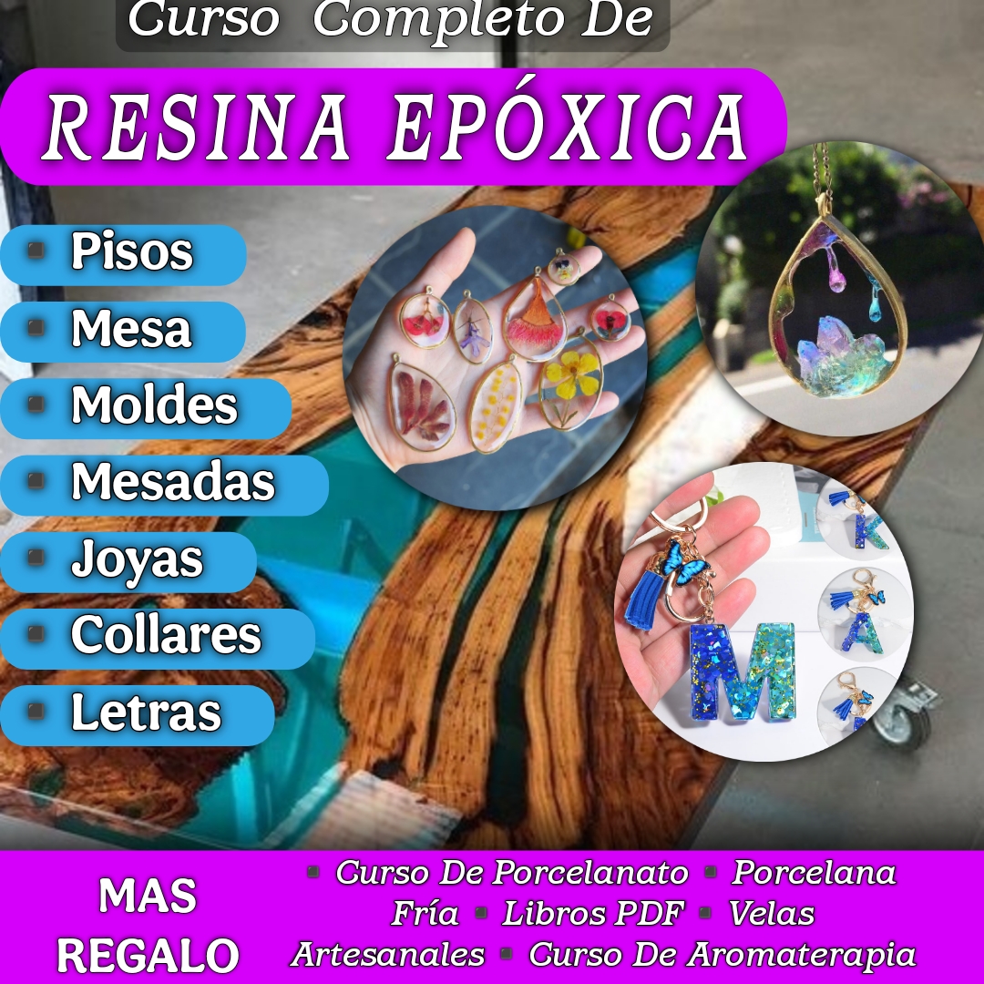Curso Completo De Resina Epóxica - Adri Cursos Online | Hotmart