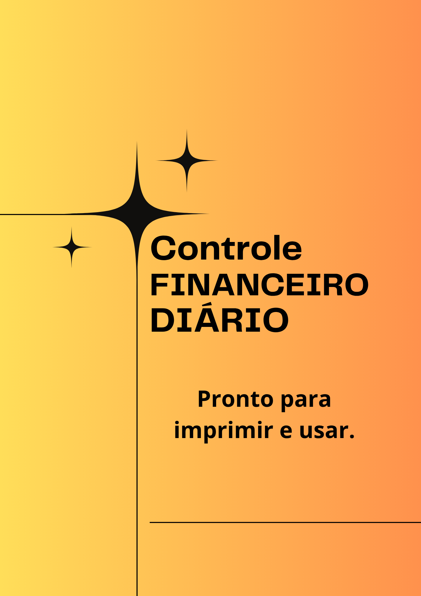 Controle Financeiro Diário Pronto para Imprimir - Márcia Rodrigues ...