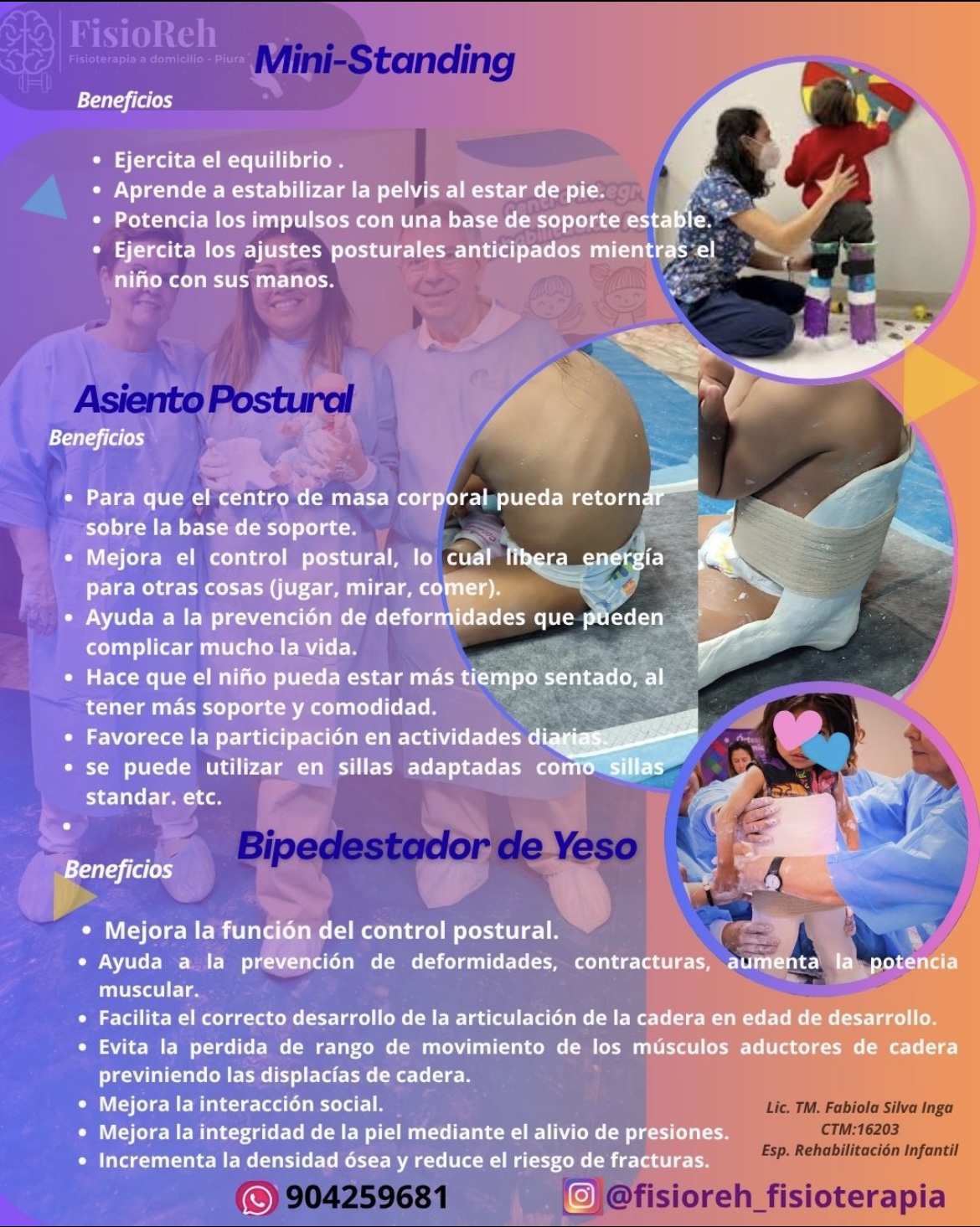 Aditamentos en yeso para niños con movilidad reducida | Hotmart