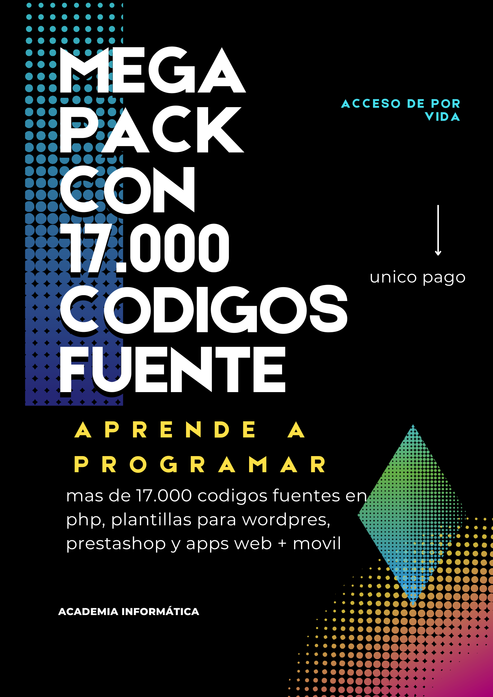Pack de 17.000 codigos para programadores moviles y web - Codigo Re...