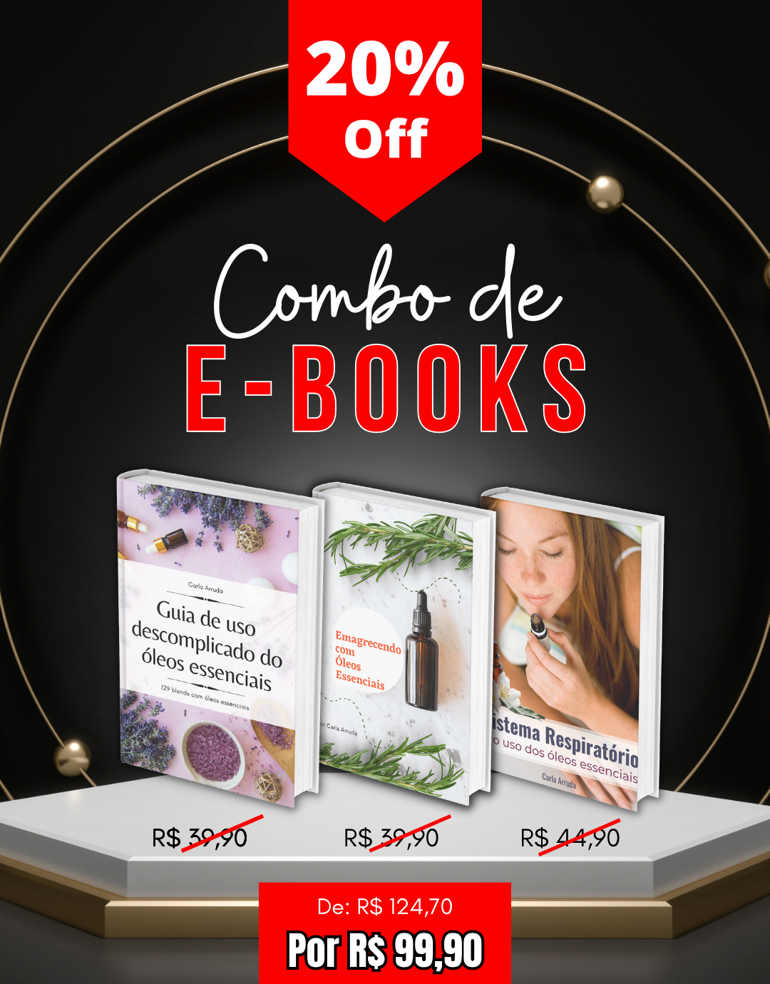 Combo de E-books 3 em 1 - Carla Arruda de Souza Monteiro Camacho