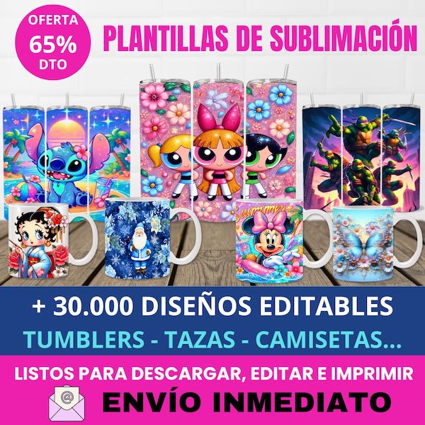 Imágenes Para Sublimación. Más de 30.000 plantillas listas para Sub...