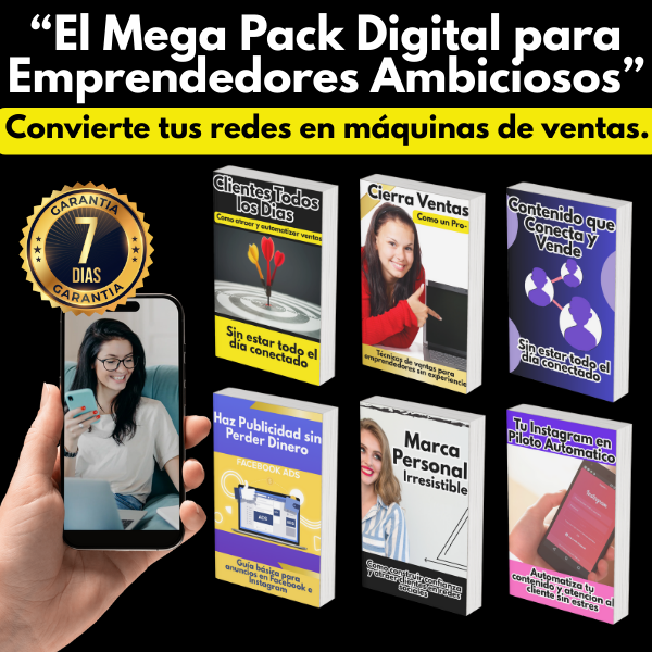 “El Mega Pack Digital para Emprendedores Ambiciosos” - Mama en ten...