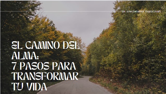 EL CAMINO DEL ALMA: 7 PASOS PARA TRANSFORMAR TU VIDA. - Arnulfo | H...