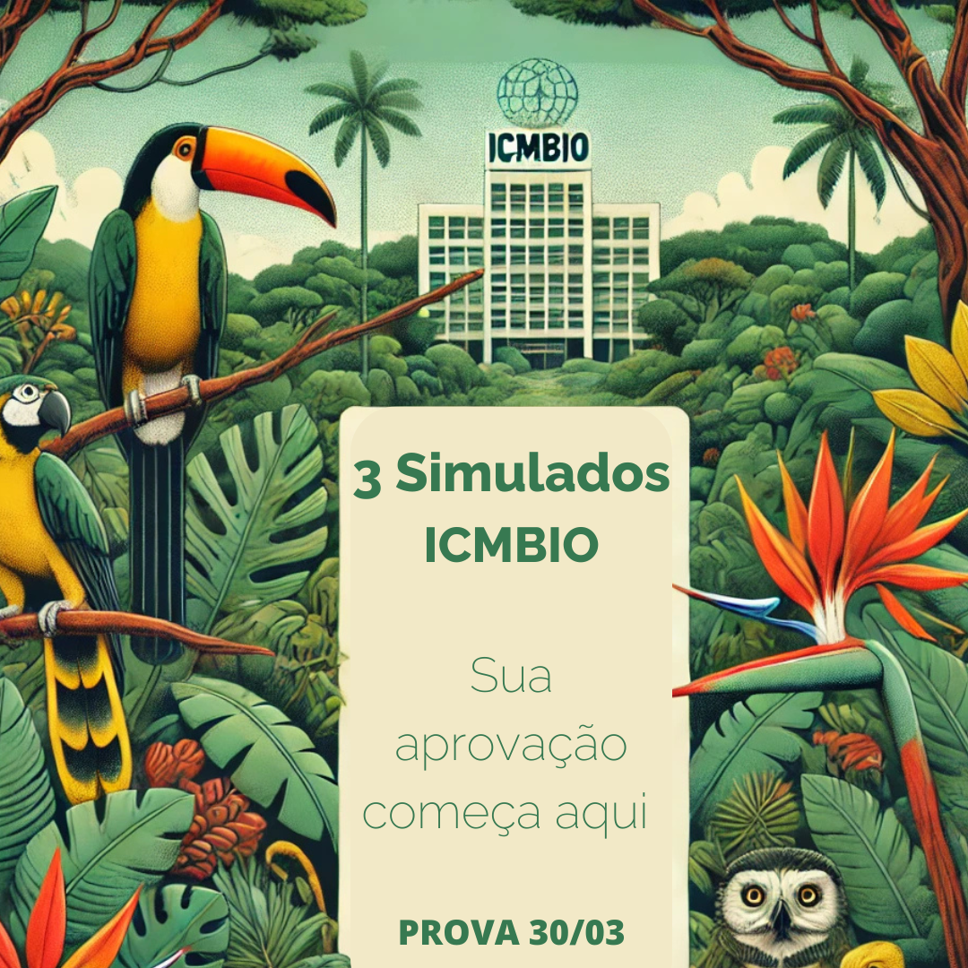 Simulados ICMBIO 2025 - Analista Ambiental - Concursy | Hotmart