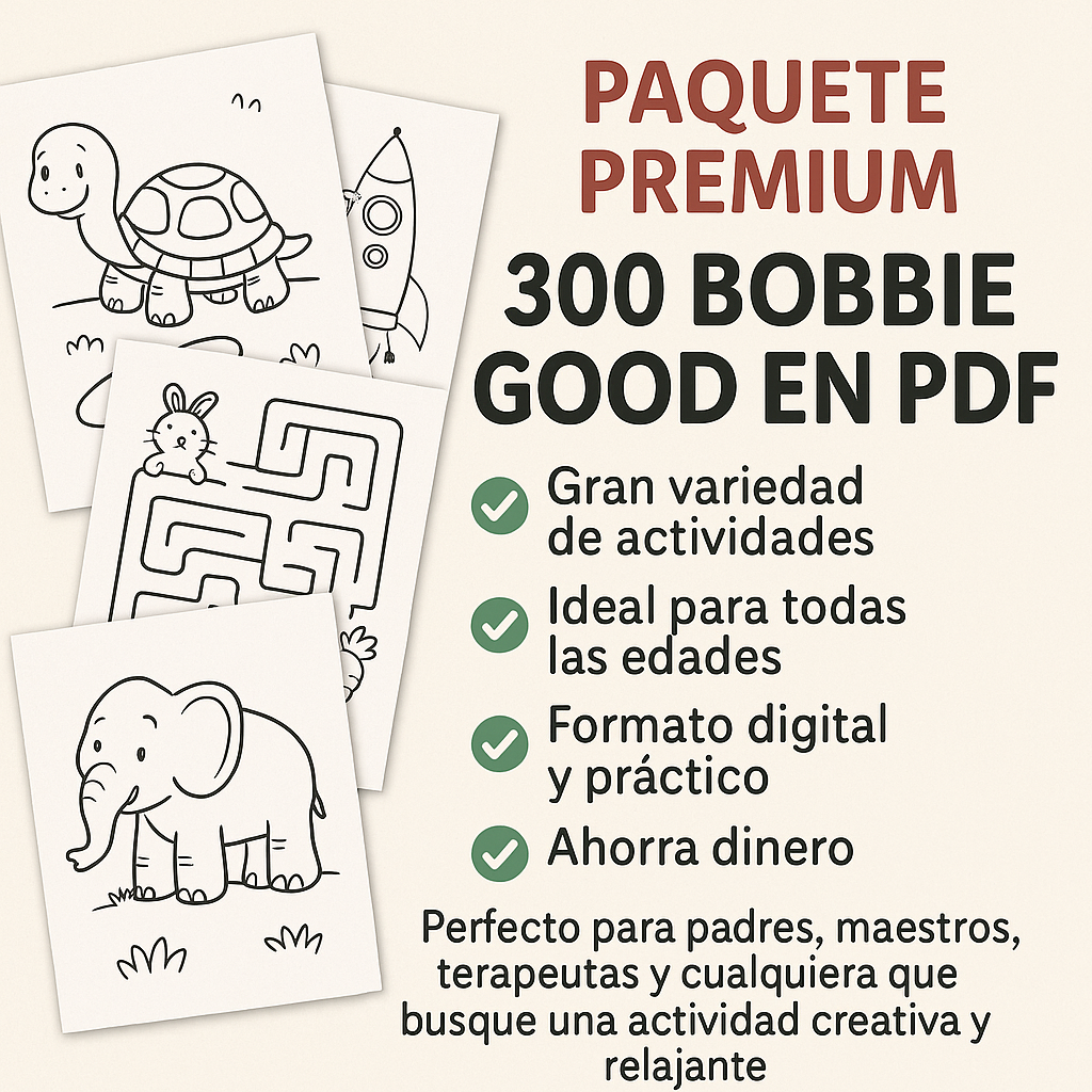 Paquete premium 300 Bobbie Good en PDF - Weverlei Rocha de Lima | H...
