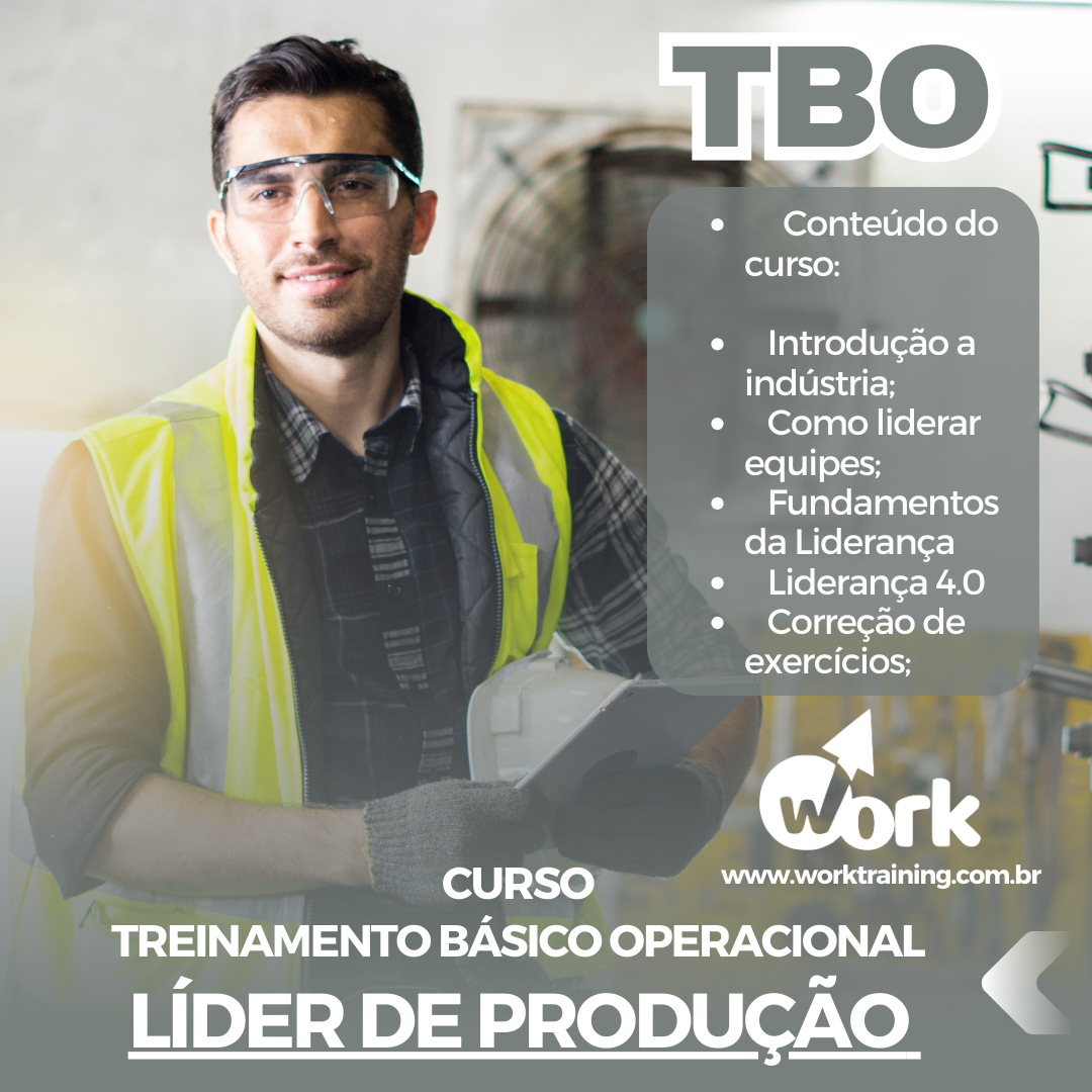 TBO LÍDER DE PRODUÇÃO INDUSTRIAL - WORK APP | Hotmart