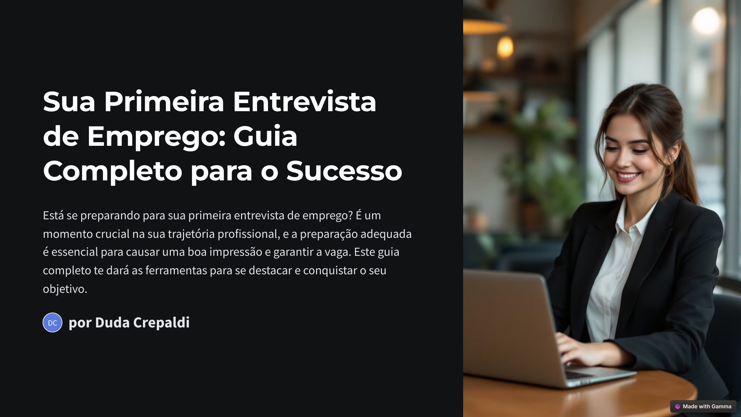 Sua Primeira Entrevista de Emprego: Guia Completo para o Sucesso