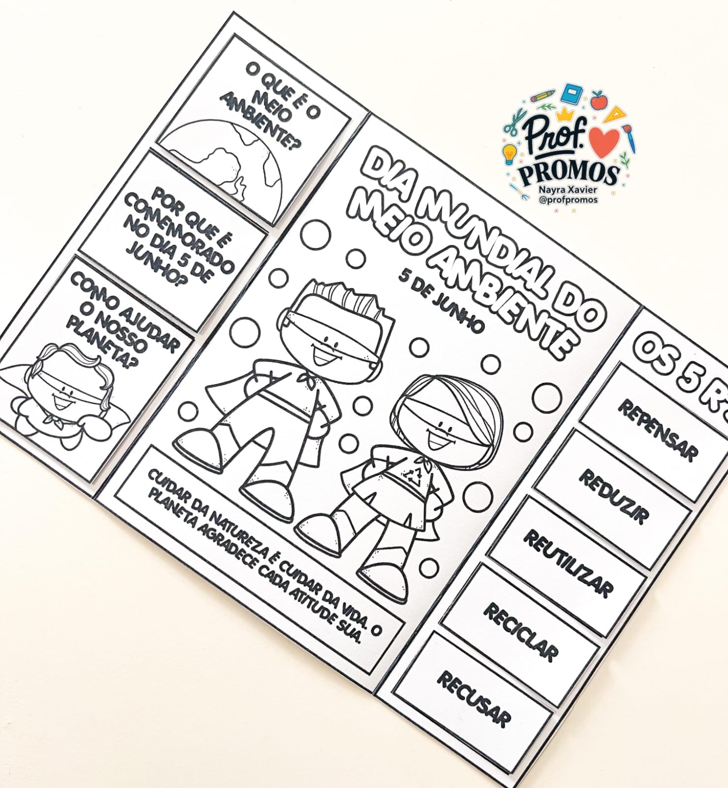 Lapbook Dia do Meio Ambiente 🌎♻ | Hotmart