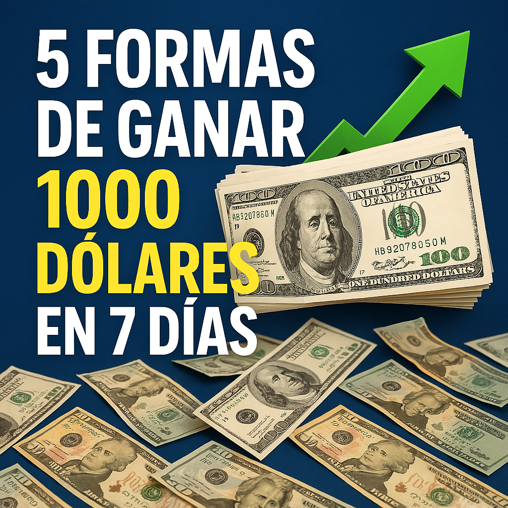 5 formas de ganar 1000 dólares de forma rápida - Abbey | Hotmart