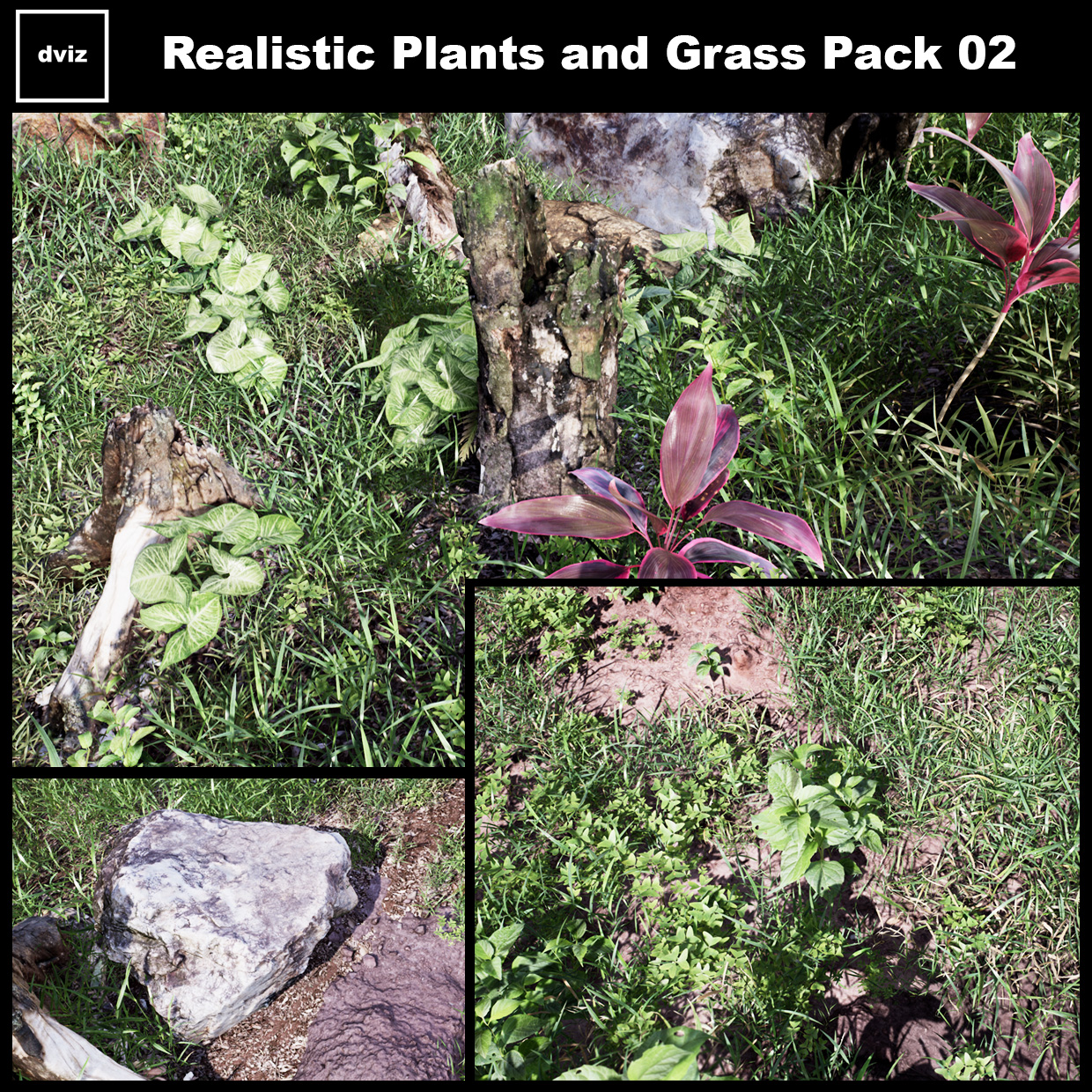 Pack - Grass and Plants 02