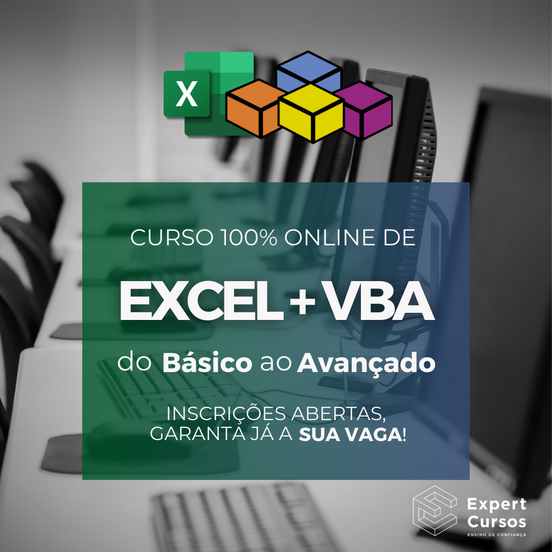 Cursos de Excel e VBA