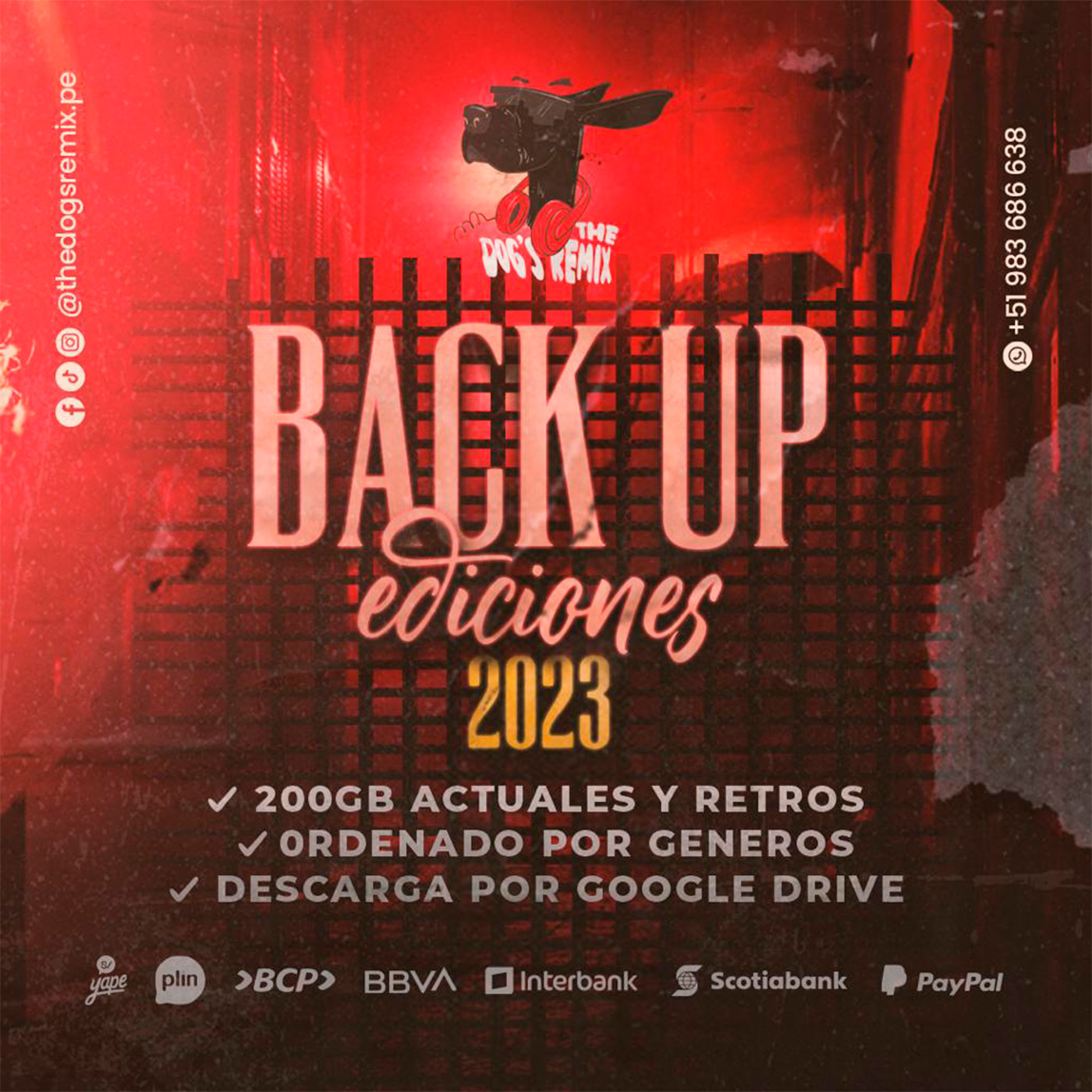 Mega Pack 200GB - Ediciones 2023 - The Dogs Remix | Hotmart
