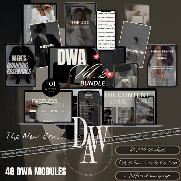 DWA Digital Wealth Academy English! The New Era – The Course That ...