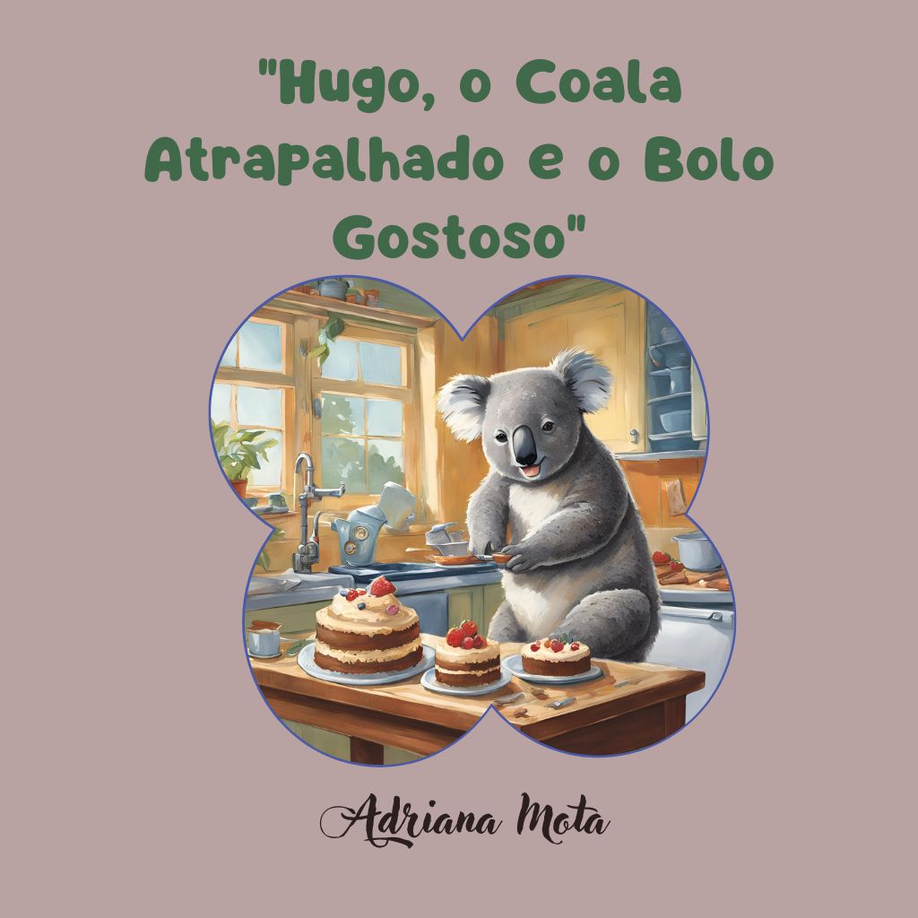 "Hugo, o Coala Atrapalhado e o Bolo Gostoso" - Adriana Mota Bezerra...