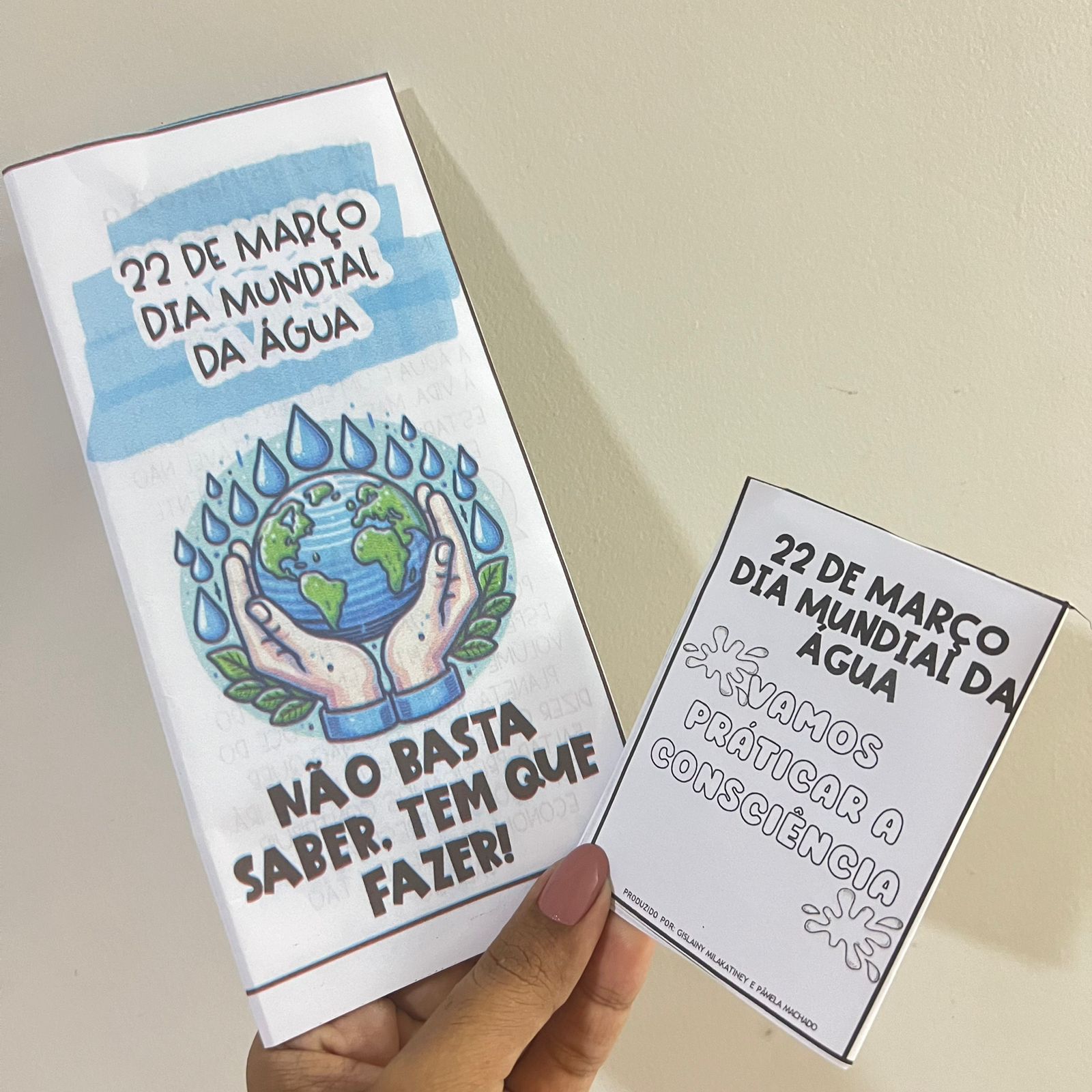 Dia da Água Folder+livrinho de práticas - Gislainy | Hotmart