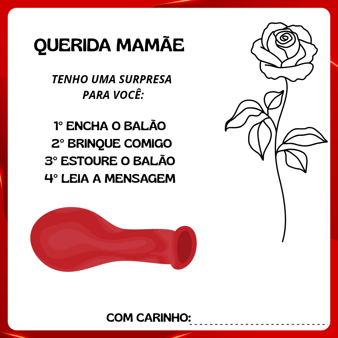 Encha o Balão (dia das mães) - Karen Cristina | Hotmart