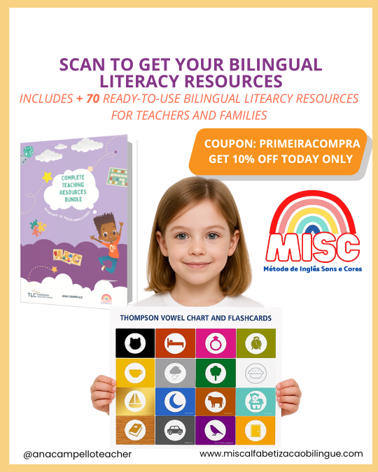 70 Recursos Pedagógicos de Alfabetização Bilingue + Bônus (Bilingua...