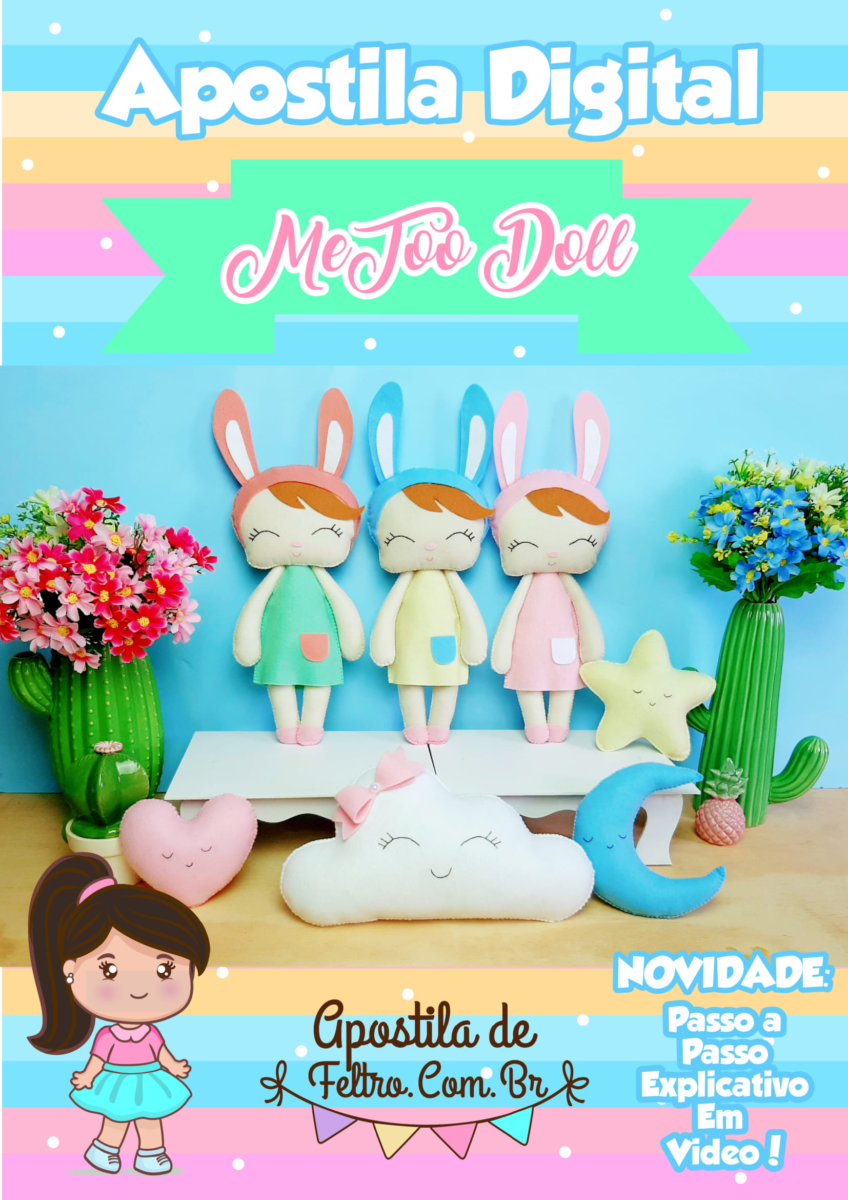 Apostila de Feltro Me Too Doll - Liliana Paes | Hotmart