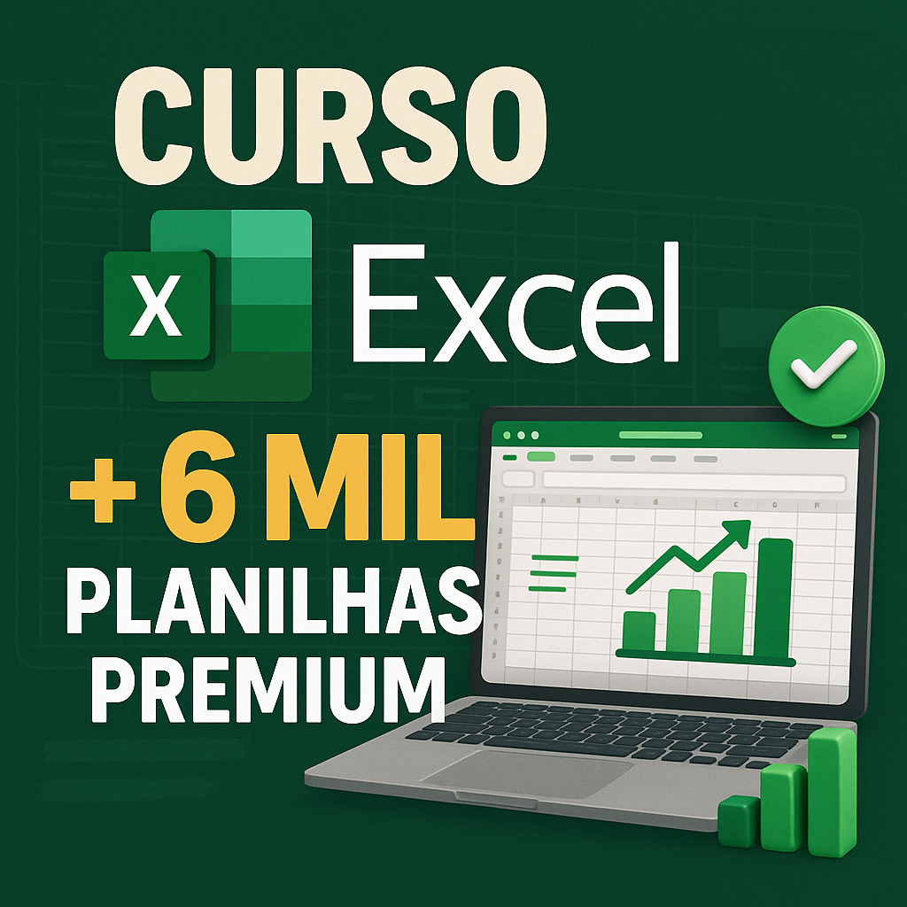 Curso Excel + Planilhas Premium (6 Mil planilhas)