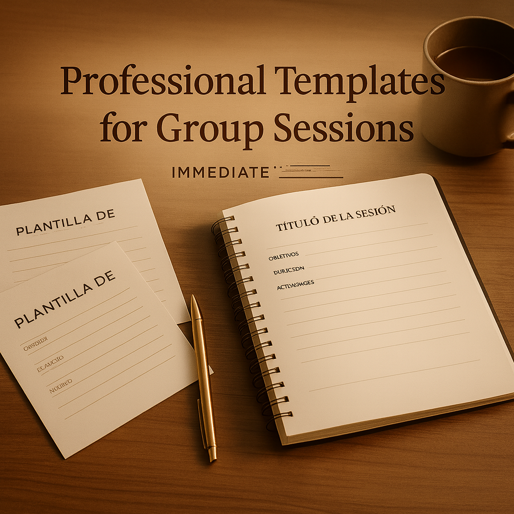 Professional Templates for Group Sessions - Javier Aguilera | Hotmart