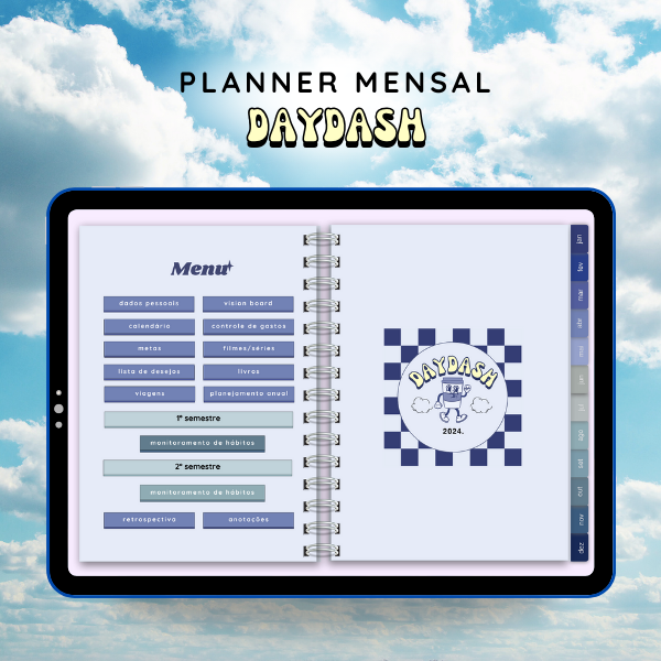 Planner Mensal Digital DayDash 2024 - ARTHUR STEPHAN QUINTANILHA DE...