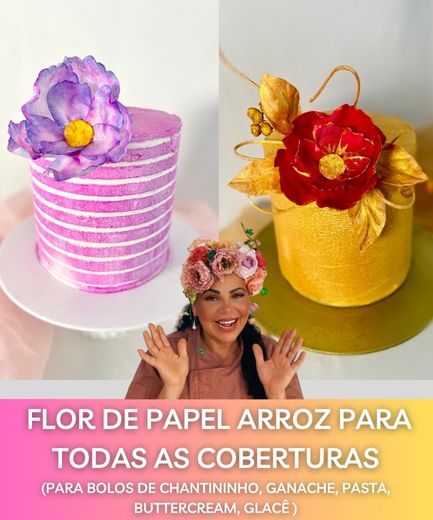 FLOR COMESTÍVEL PARA BOLOS DE TODAS AS COBERTURAS - Yona Cakes | Ho...
